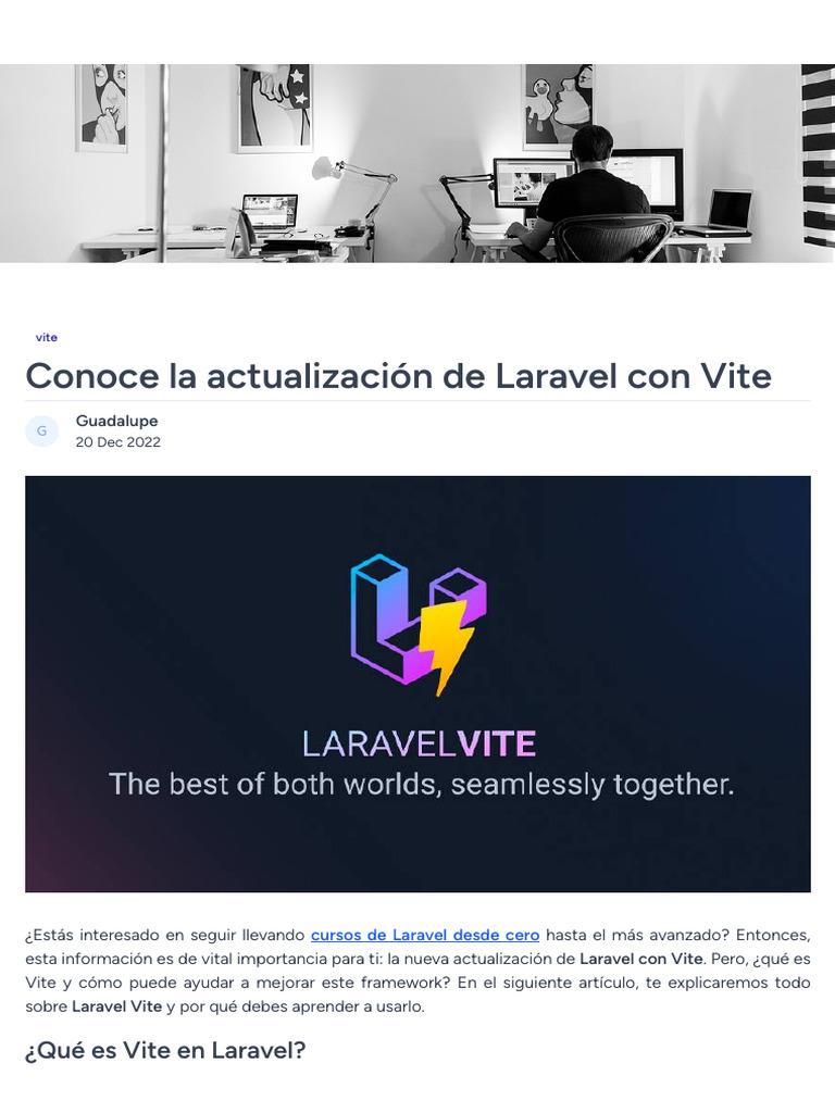 Conoce La Actualización de Laravel Con Vite - Coders Free | PDF | Script Java | Software de la ...