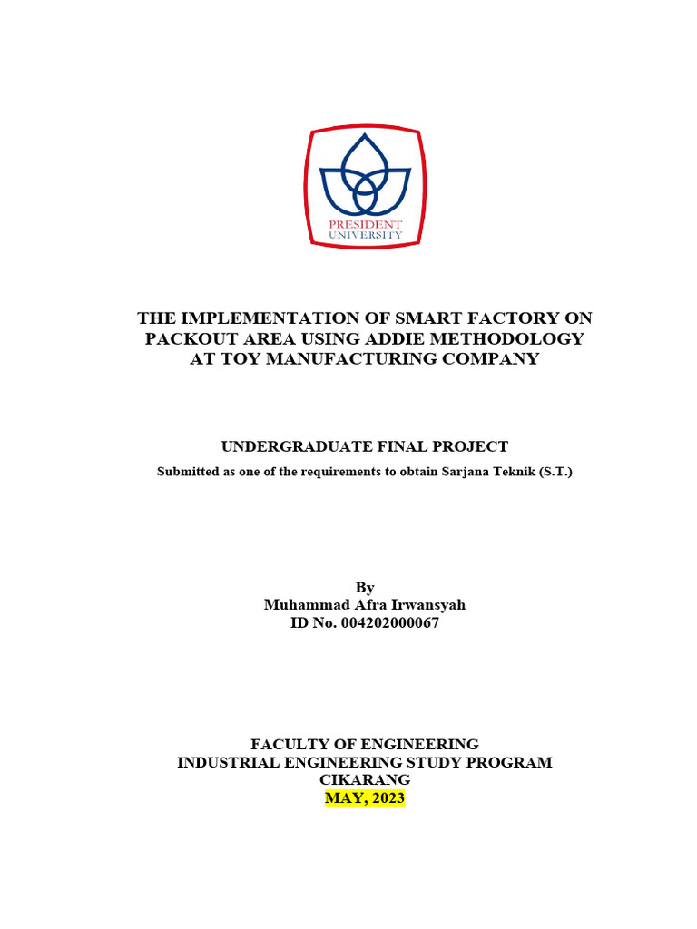 MAI - Final Project - Progress 04.16 | PDF | Internet Of Things ...