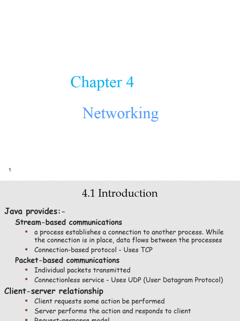 Chapter 4 Networking | Download Free PDF | World Wide Web | Internet & Web