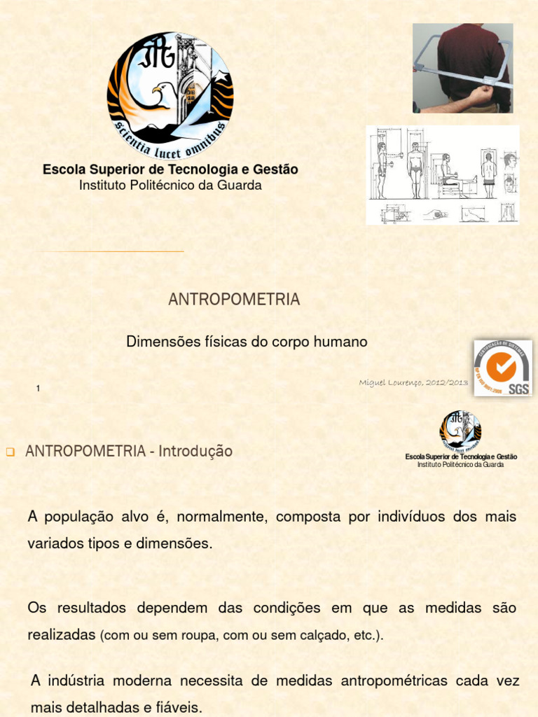 ERGO - GRH - Antropometria 3 | PDF | Histograma | Desvio padrão