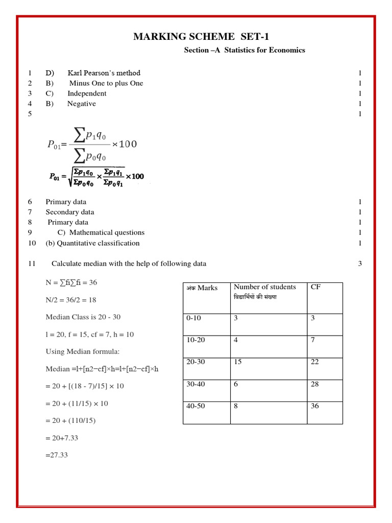 Practice Papers - Marking Schemes - Set1,2,3 | PDF | Demand | Economics