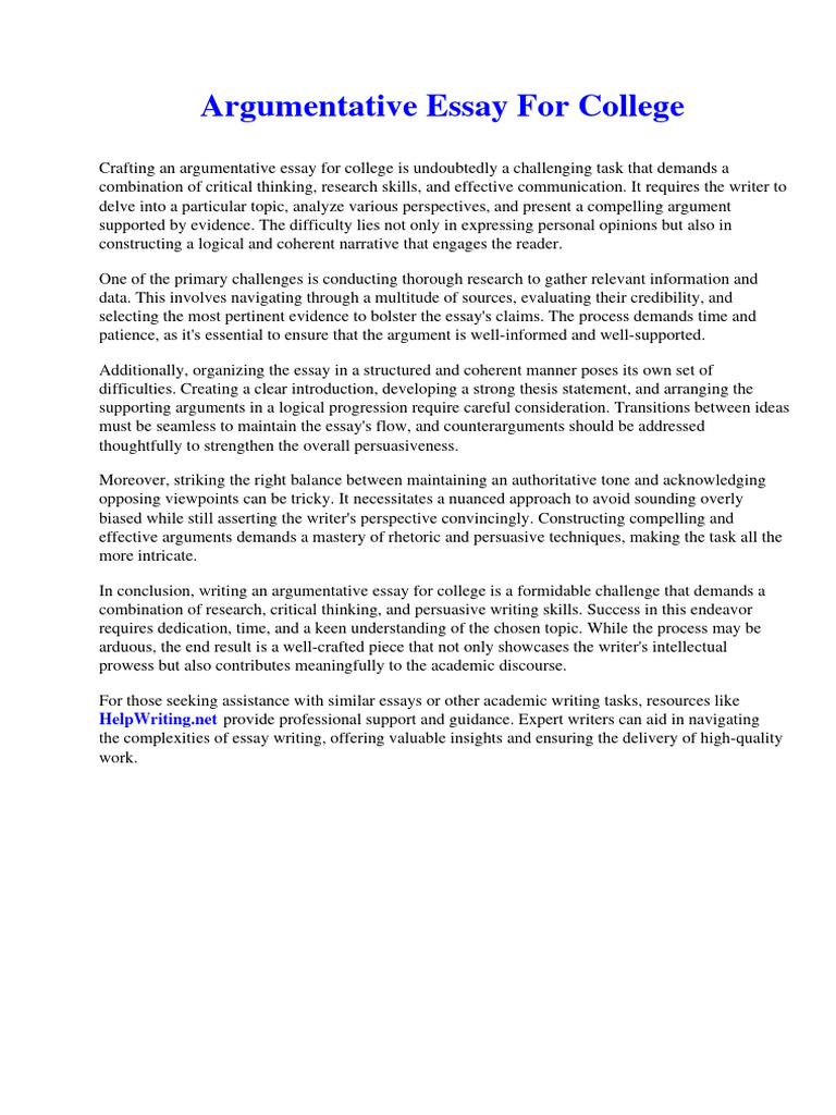 Writing Effective College Essays | PDF