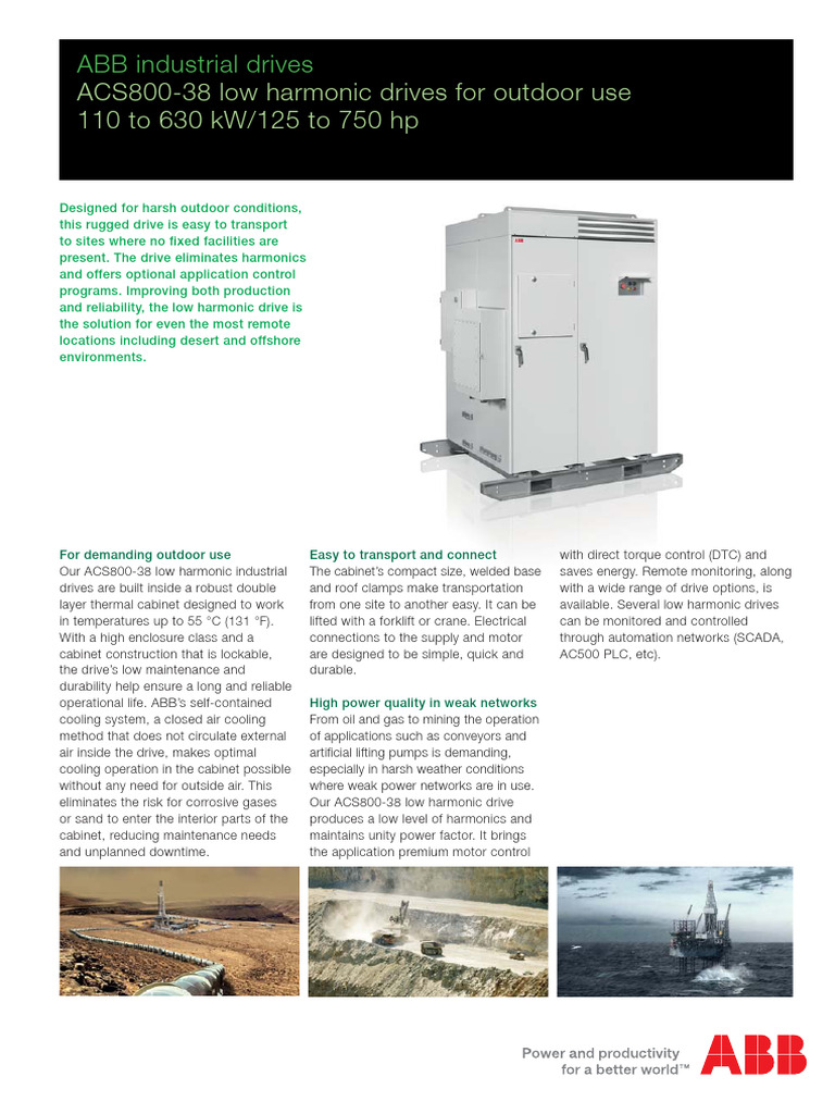 ABB ACTIVE HARMONIC FILTER | PDF | Mains Electricity | Nature