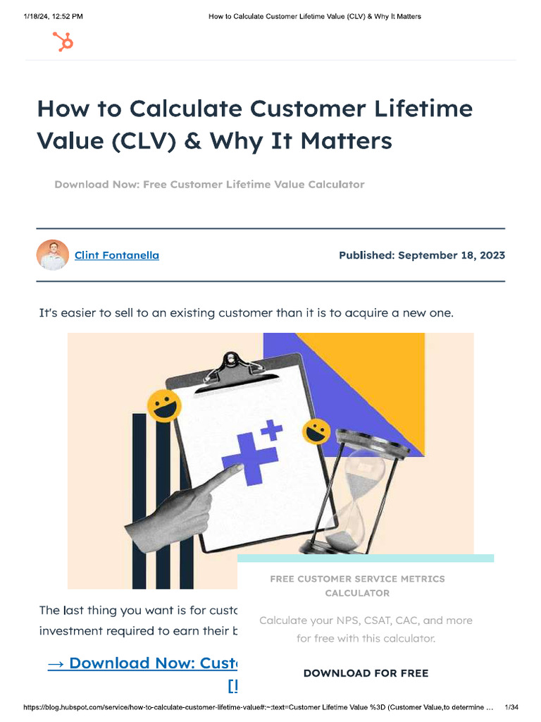 CLTV Calculation | PDF