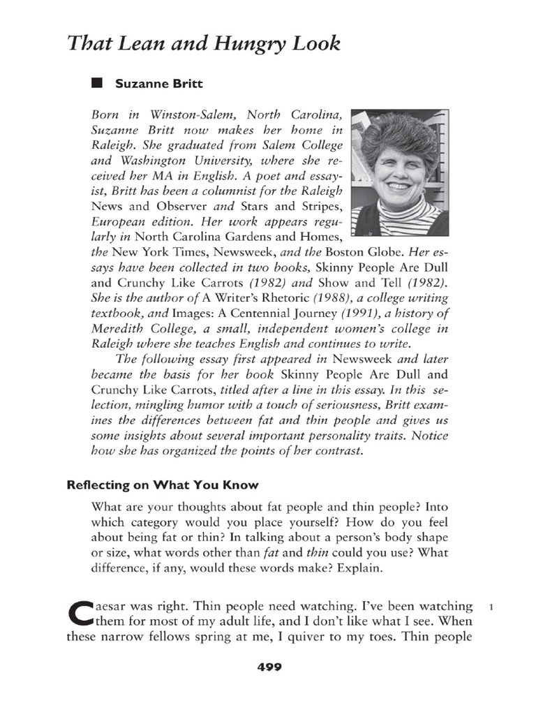 That Lean and Hungry Look | PDF