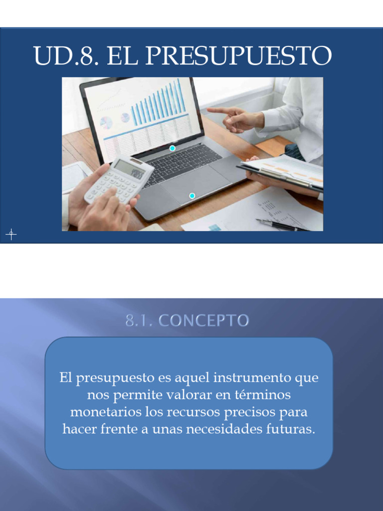 UD 8 EL PRESUPUESTO - GESTIÓN FINANCIERA | PDF | Presupuesto | Business