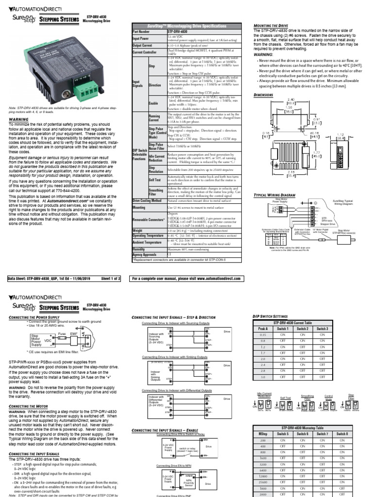STP DRV 4830 - QSP | PDF | Electrical Connector | Power Supply