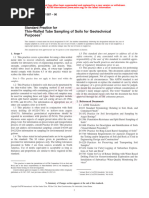 ASTM D1587 Standard Practice For Thin-Walled Tube Sampling of Fine ...