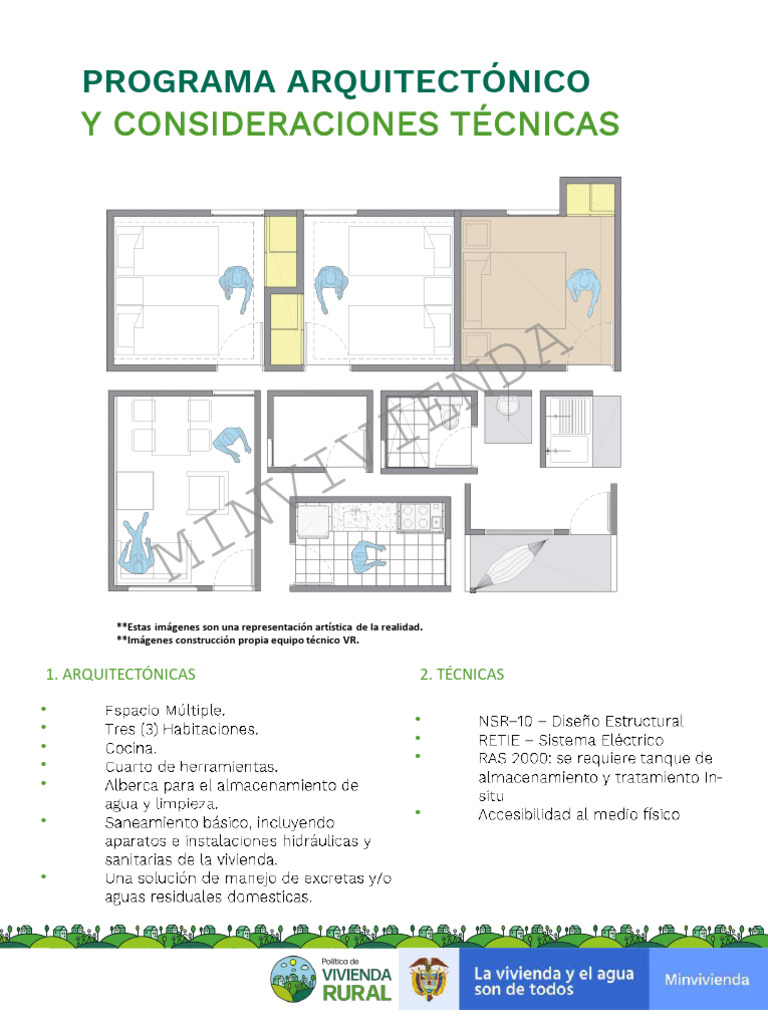 Programa Arquitectónico y Consideraciones Técnicas - Política de ...
