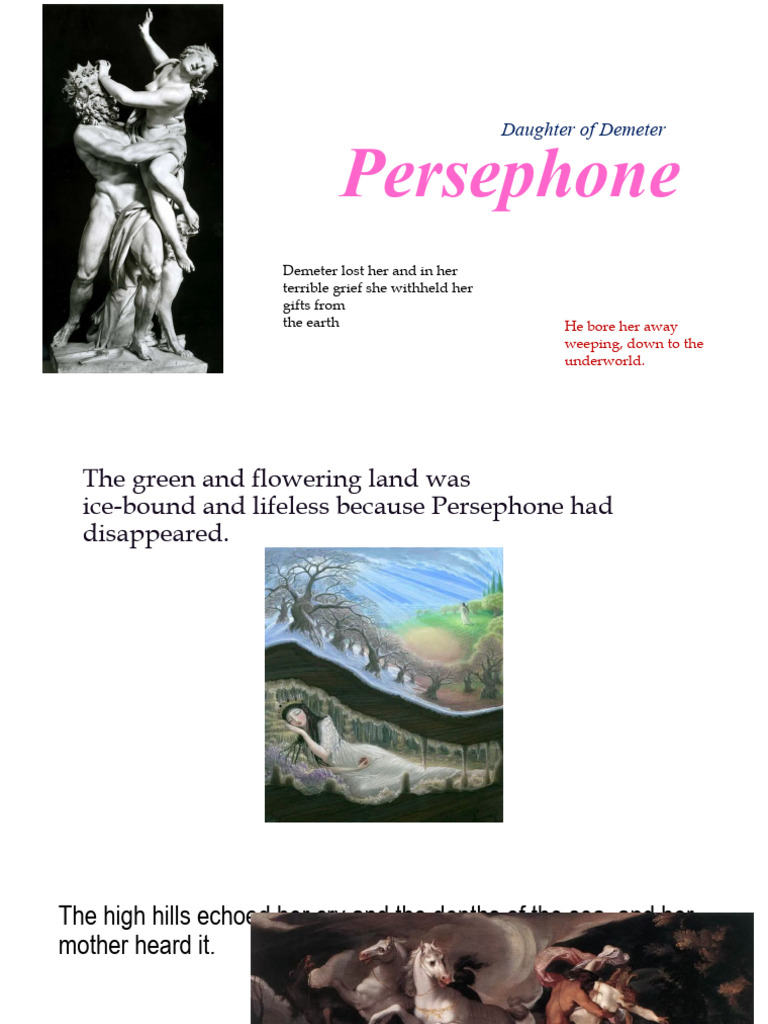 Persephone | PDF | Persephone | Ancient Greek Religion