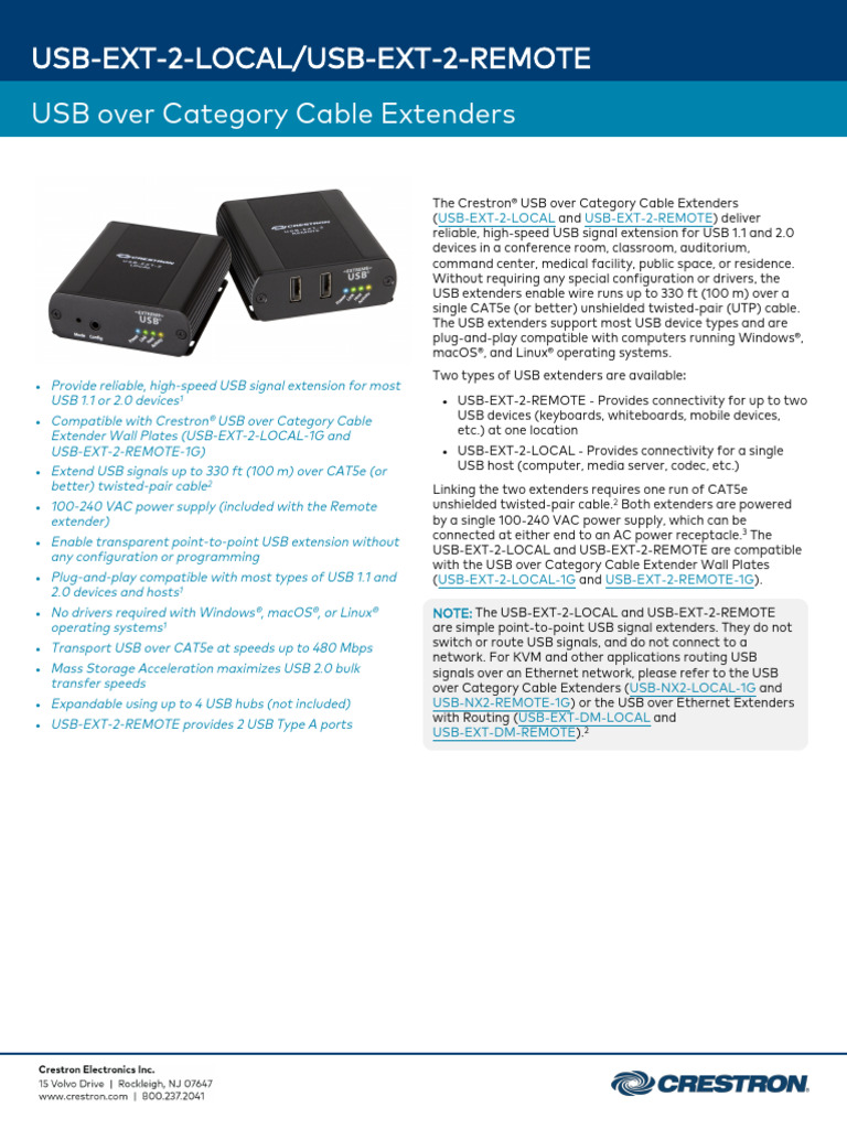Ss - Usb Ext 2 Local - Usb Ext 2 Remote | PDF | Usb | Computer Hardware