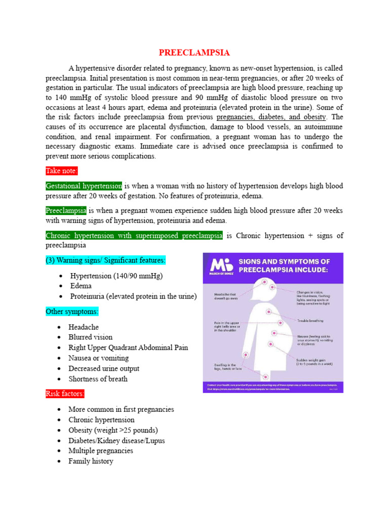 Pre Eclampsia | PDF | Hypertension | Blood Pressure