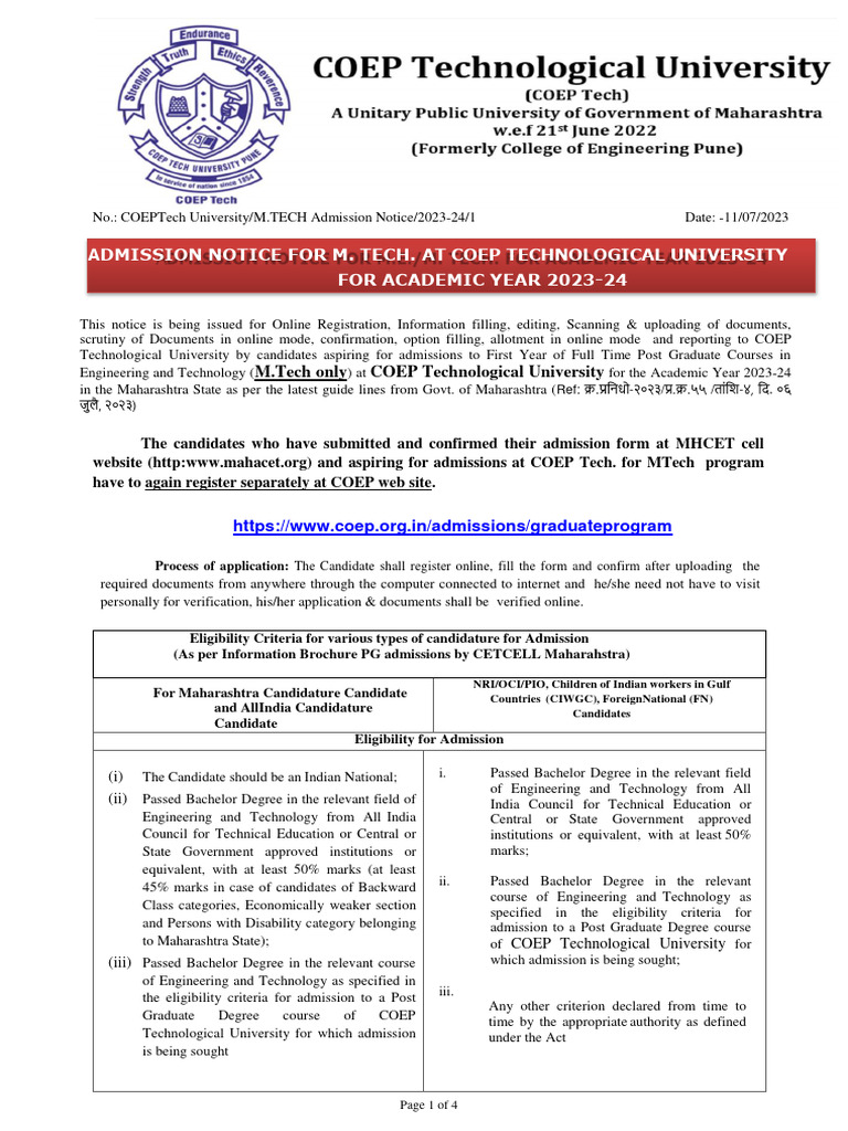Notification_for_MTech_admissions_final-21 | PDF