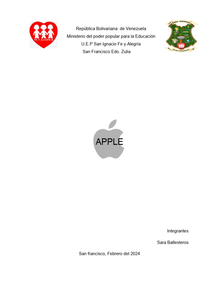 Informe | PDF | Apple Inc. | Interfaces gráficas de usuario