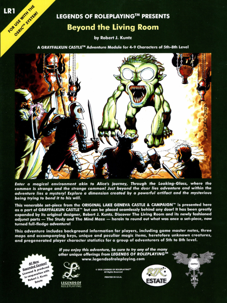 LoR LR1 Beyond The Living Room (2020 Scan) | PDF