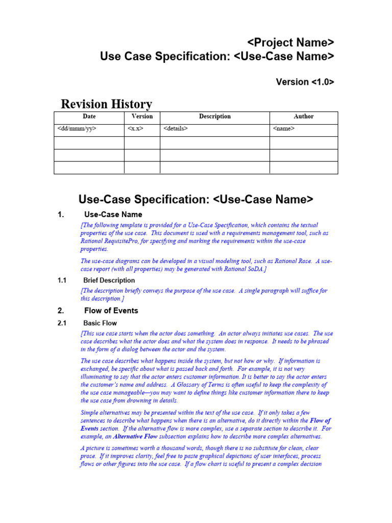 Use Case Document | PDF | Use Case | Information Technology