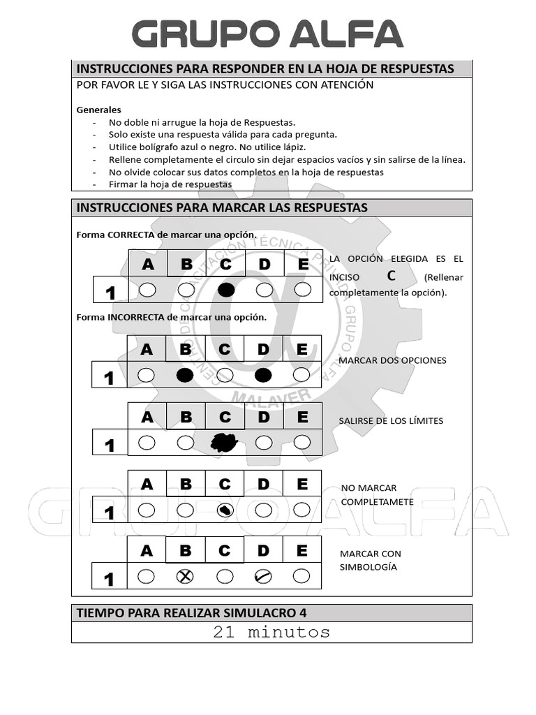 Simulacro 4 | Descargar gratis PDF | Músculo esquelético | Membrana celular