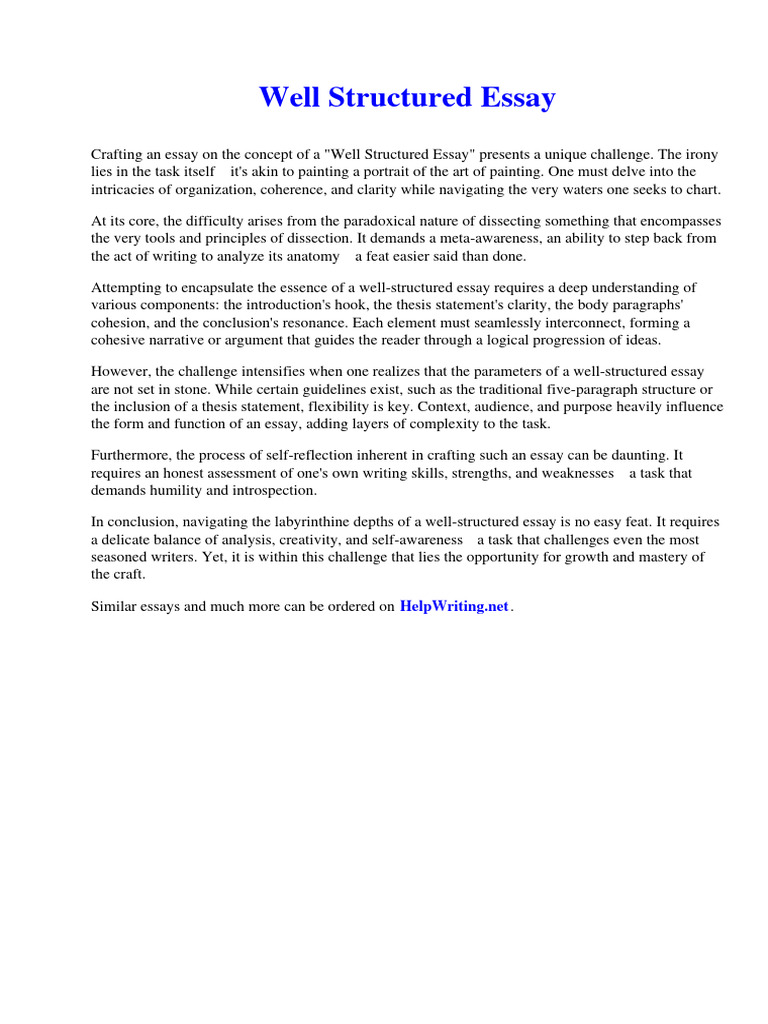 Well Structured Essay | PDF | Abortion