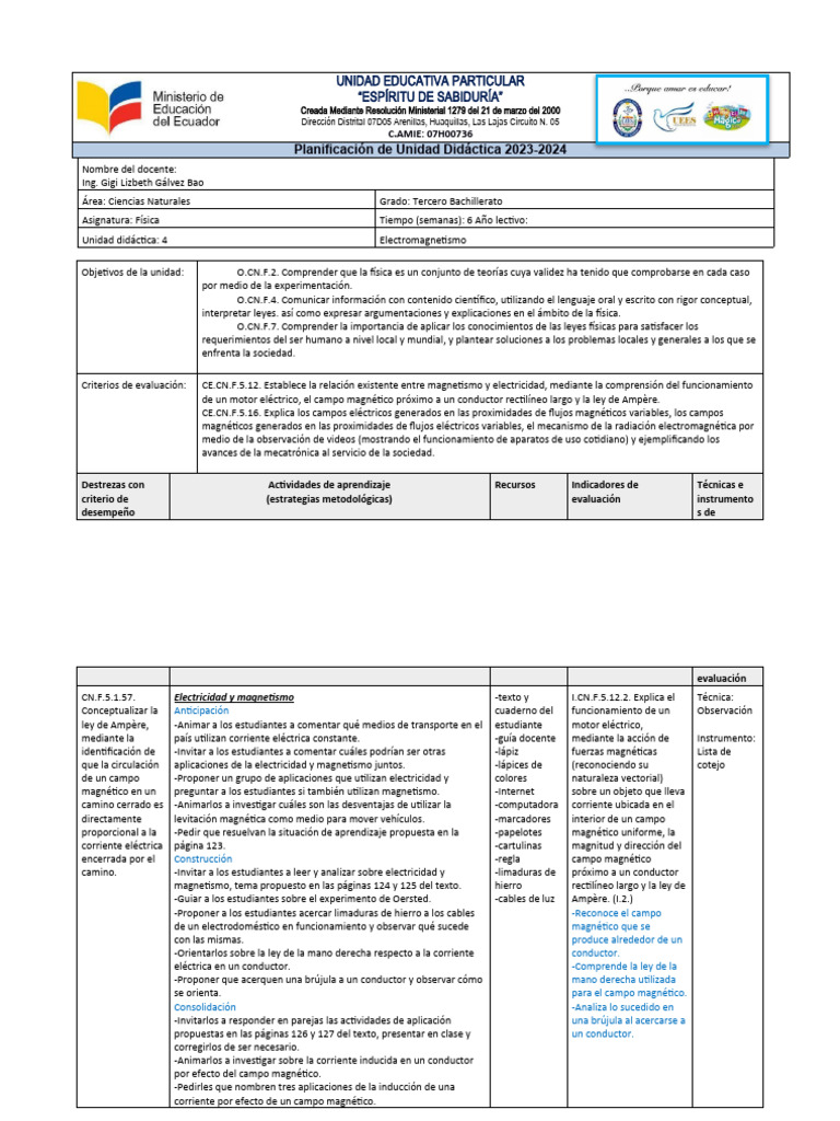 Fisica 3 Pud U4 | PDF