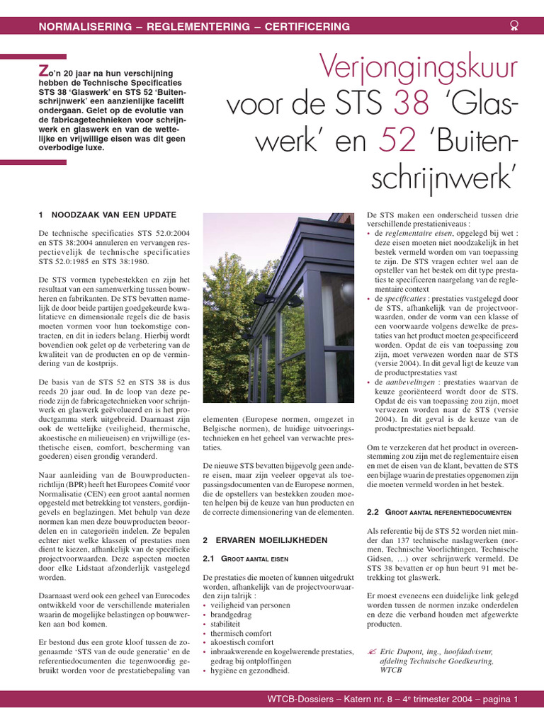 2004 - 4 - nr8 Verjongingskuur Voor de STS 38 'Glaswerk' en 52 ...