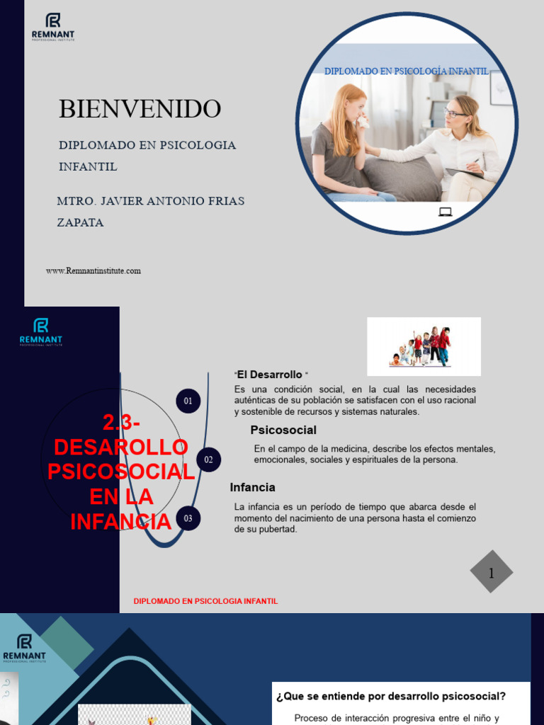 Desarrollo Psicosocial Infantil | PDF | Sicología | Adultos