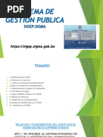 Resumen SIGEP Bolivia | PDF