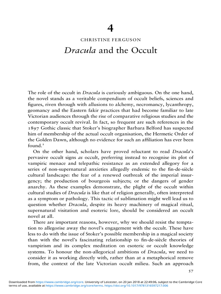 Dracula and The Evil | PDF | Occult | Western Esotericism