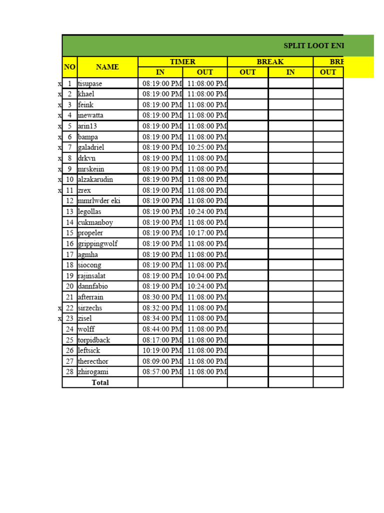 Split Loot Fix 1 | PDF