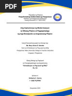 Pananaliksik Epekto NG Wikang Filipino Sa Araw Araw Na Pakikipag Komunikasyon | PDF