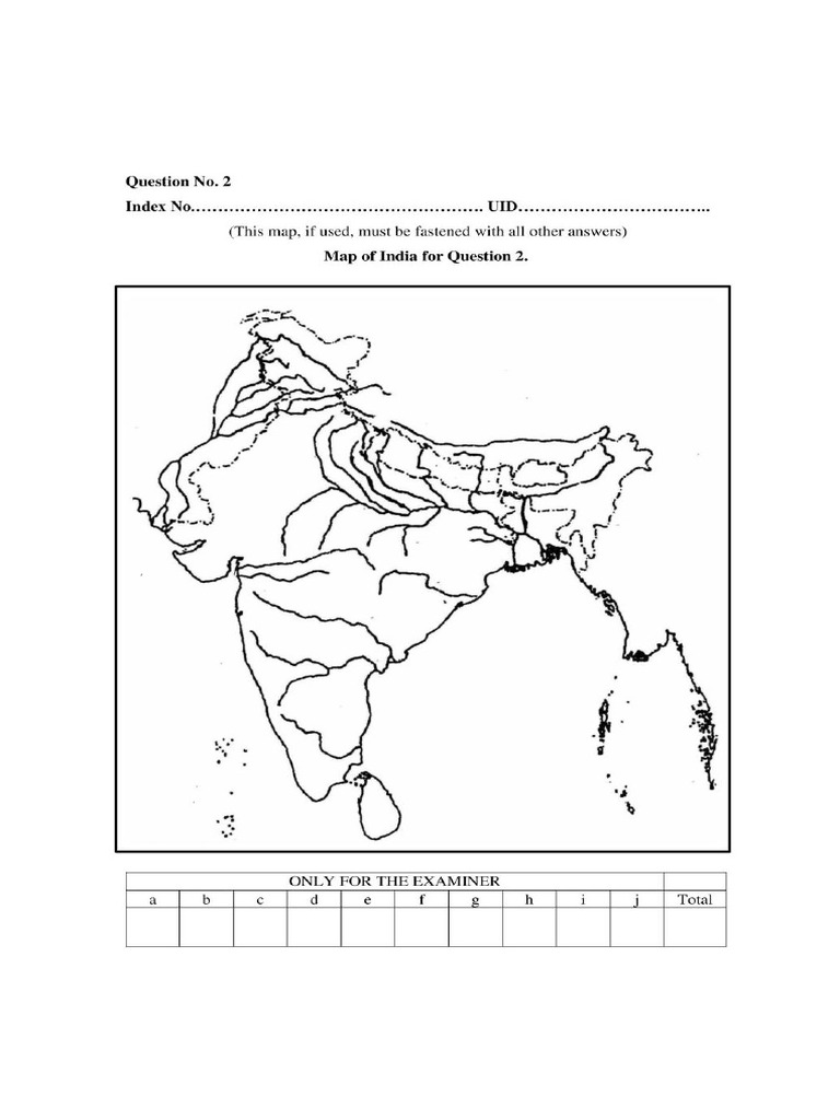 Map Icse Geography | PDF