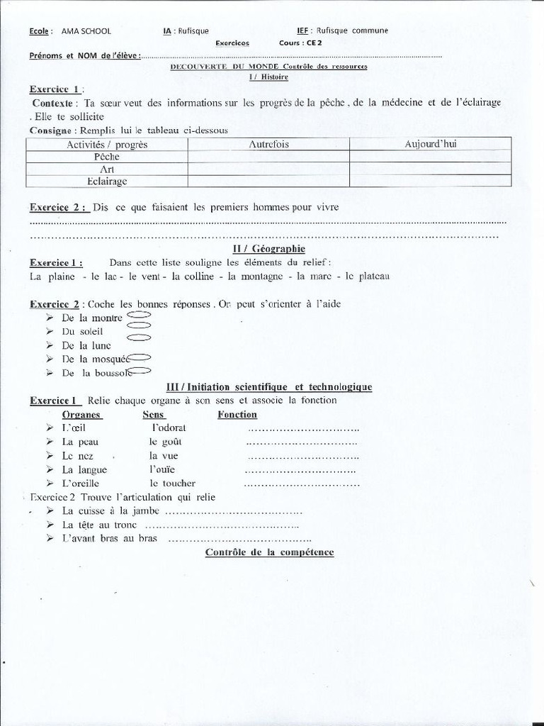 Histoire Exo 3 | PDF