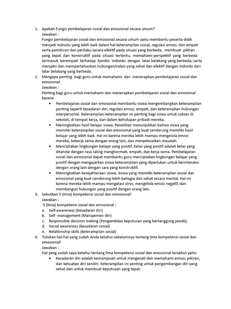 Topik 1 PSE Mulai Dari Diri | PDF