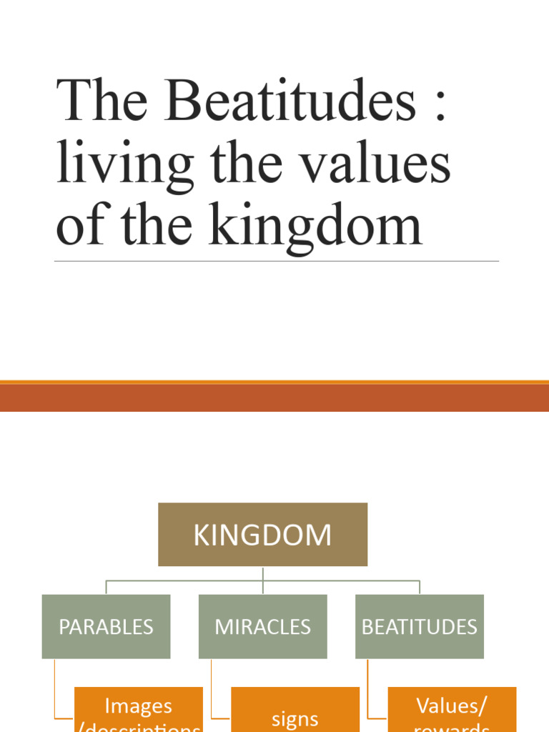 Beatitudes Pdf Beatitudes Love