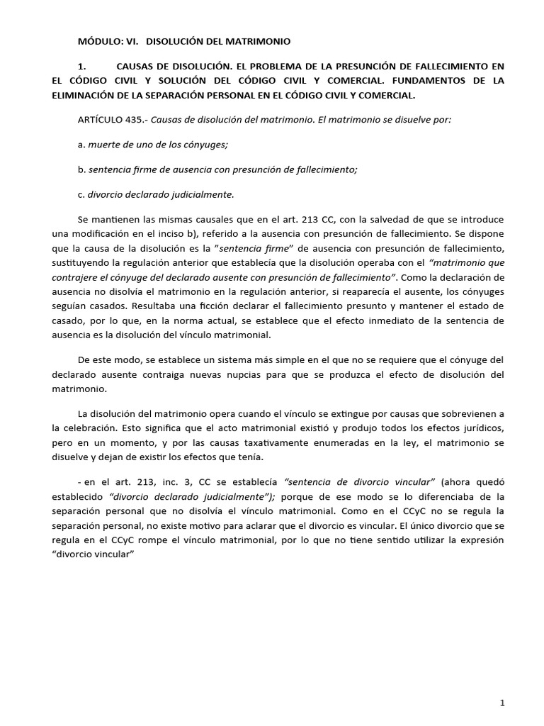 Módulo Vi | PDF | Divorcio | Justicia