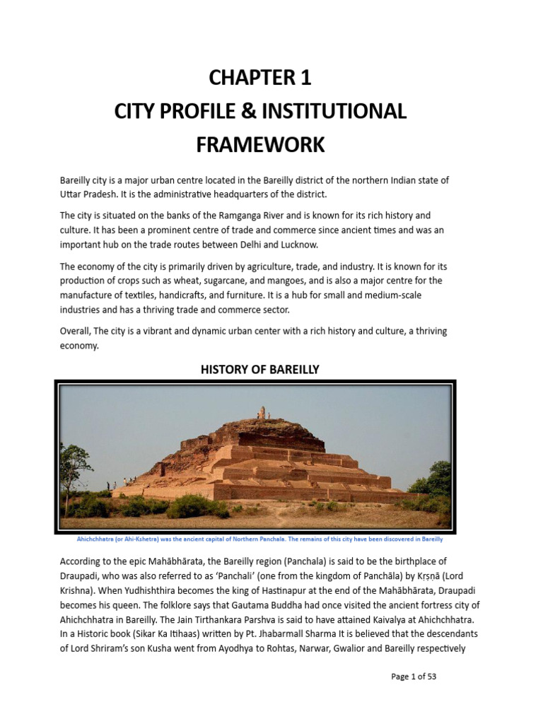 Population Geography and Its Impact On Bareilly City | PDF