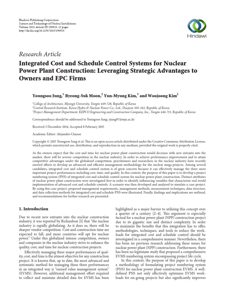 Integrated Cost and Schedule Control Sys | PDF | Project Management | Business