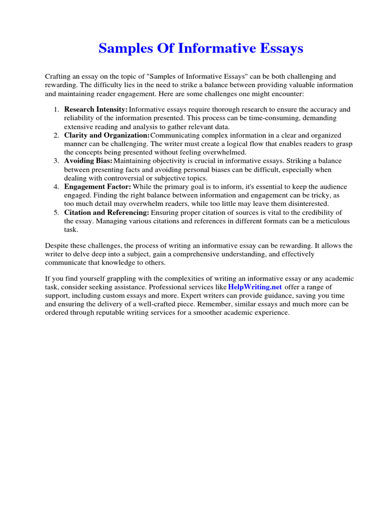 Samples of Informative Essays | PDF | Judas Iscariot | Jesus