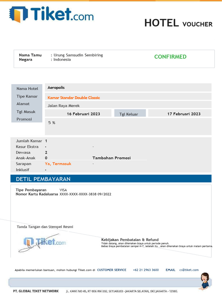 ELECTRONIC TICKET VOUCHER RECEIPTedit | PDF