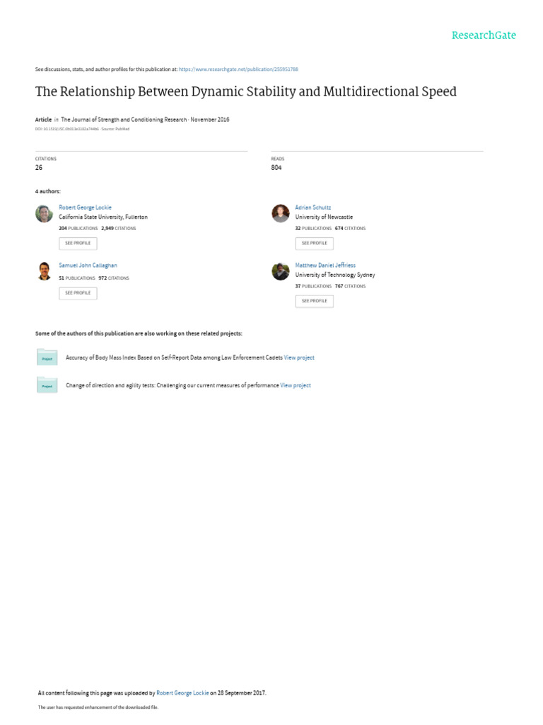 The Relationship Between Dynamic Stability And.97681 | PDF | Computing