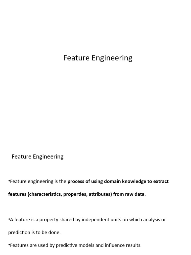 01 - Feature Engg | PDF | Outlier | Robust Statistics