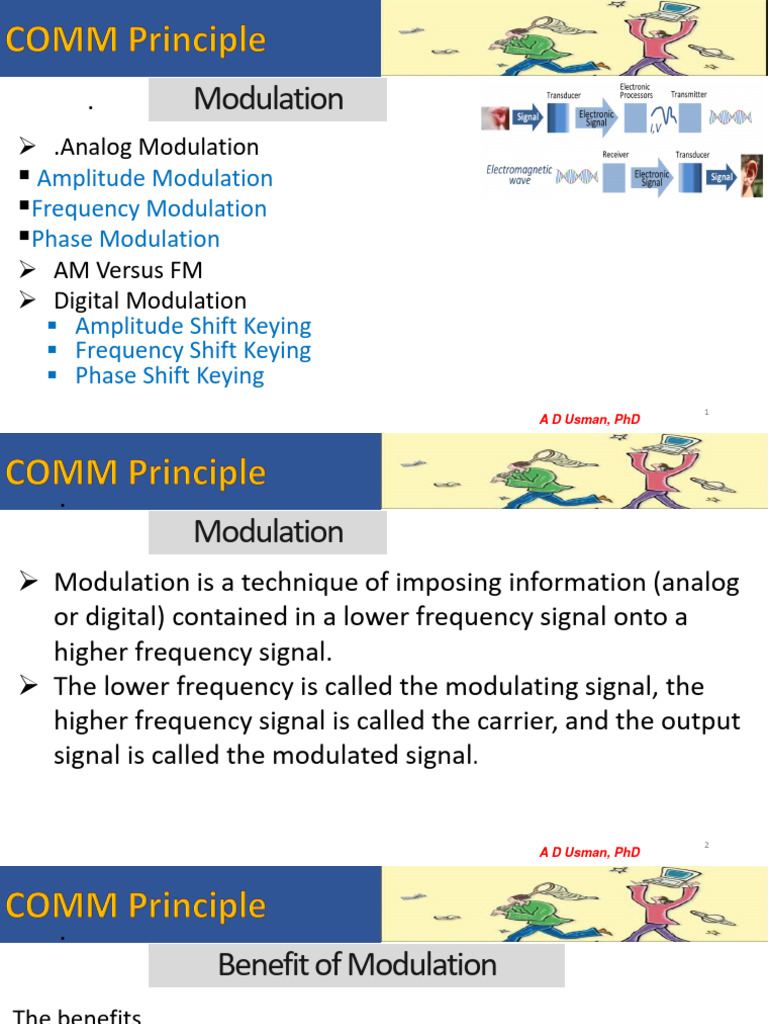 Afit Modulations - Sent | Download Free PDF | Modulation | Frequency ...
