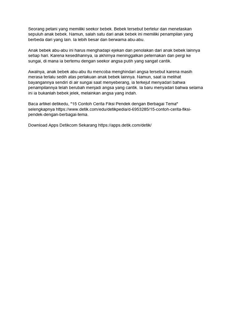 Bebek Buruk Rupa | PDF