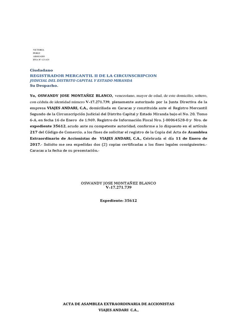 Acta Segundo | PDF | Derecho