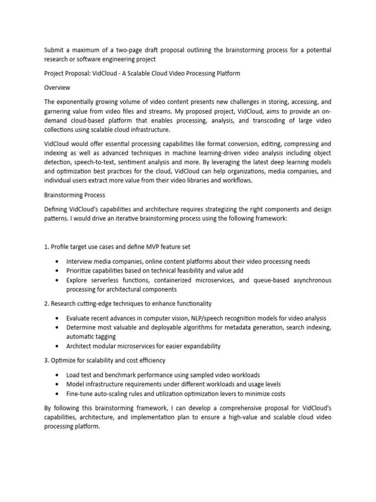 Demo Research Proposal | PDF