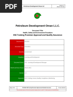 #207-PR-1171-II-Contract-HSE-Management-PDO | PDF | Safety