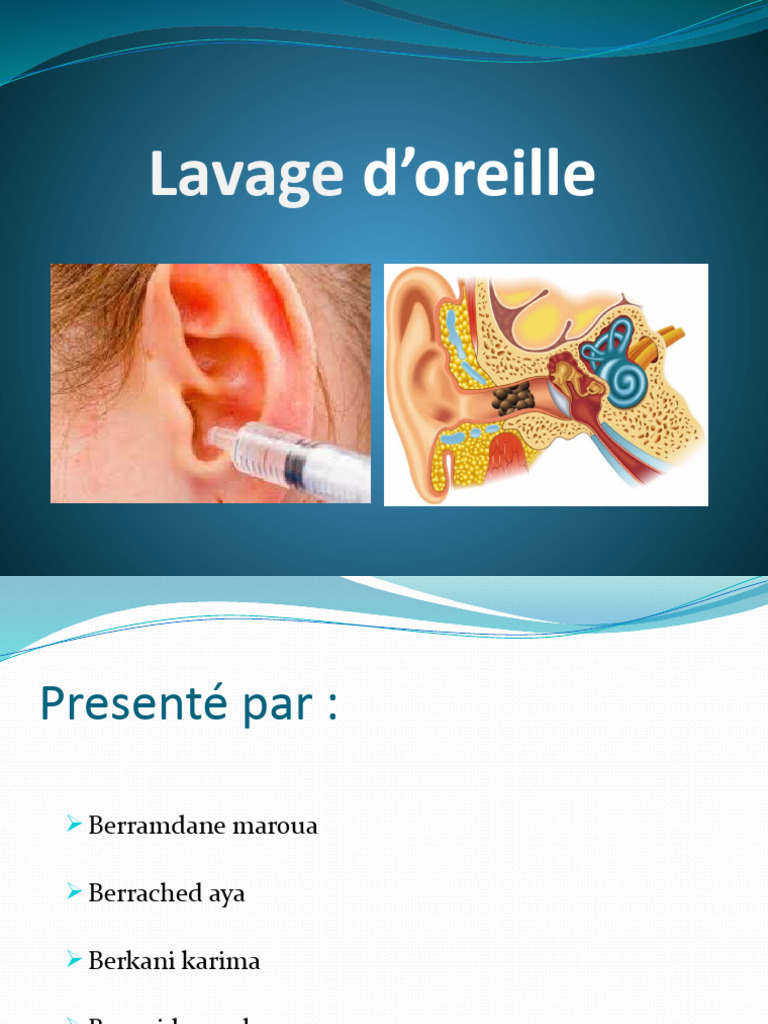 Technique de lavage d'oreille efficace | PDF