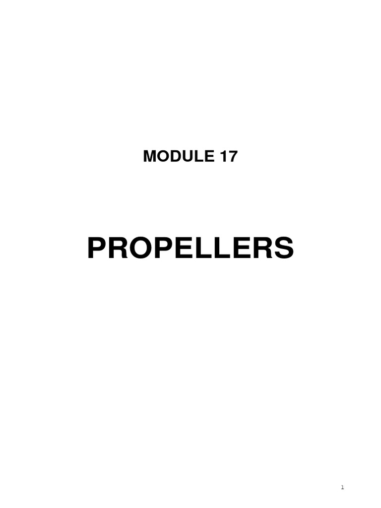 17 Propellers | PDF | Thrust | Propeller
