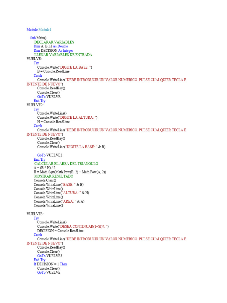 Programa Area Triangulo | PDF | Métodos y materiales de enseñanza