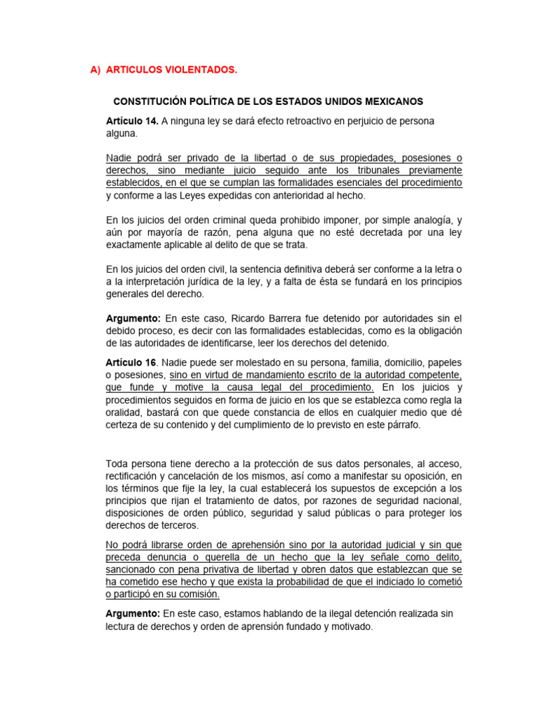 Tarea Capuyo | PDF | Detención (encarcelamiento) | Tortura