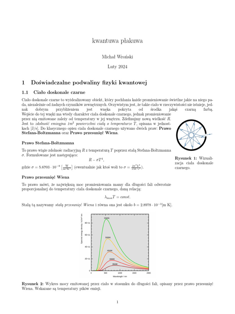 Kwanty Egzamin Notatka | PDF